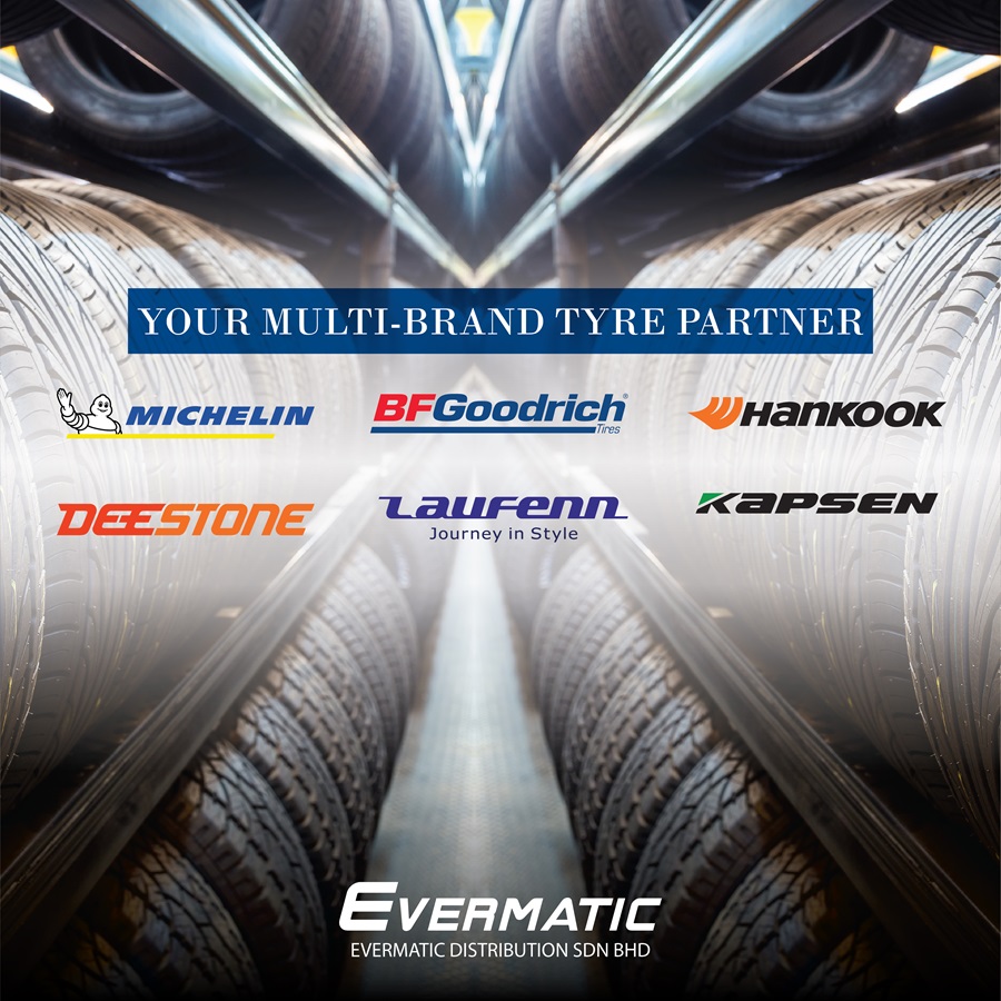 Proven Multi-Brand Tyre Supplier|EVERMATIC Malaysia